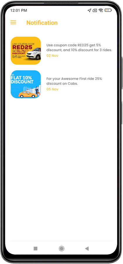 Cab - Taxi Booking | Cab Booking App | React Native iOS/Android App Template by vg_infotec